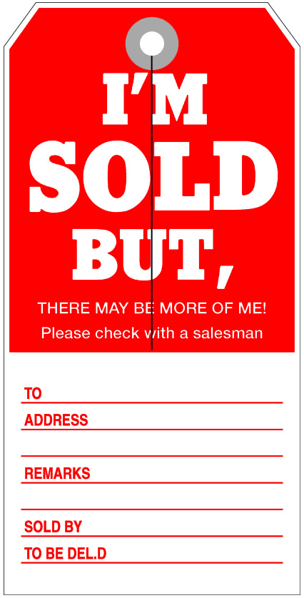 Discontinued Retail Hang Tags | Universal Tag, Inc.